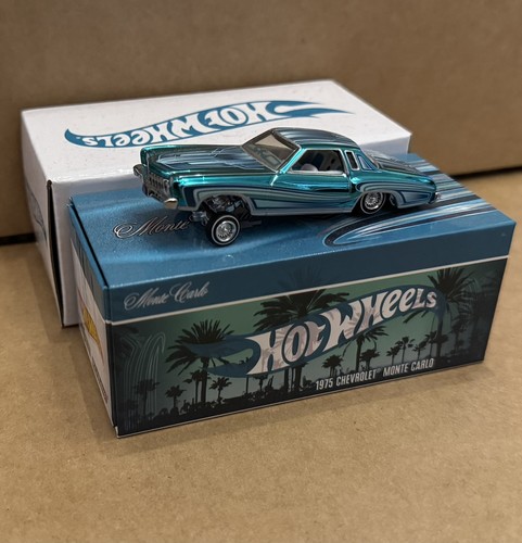 Hot Wheels 1975 Chevrolet Monte Carlo Lowrider 2024 RLC Red Liners Club ...