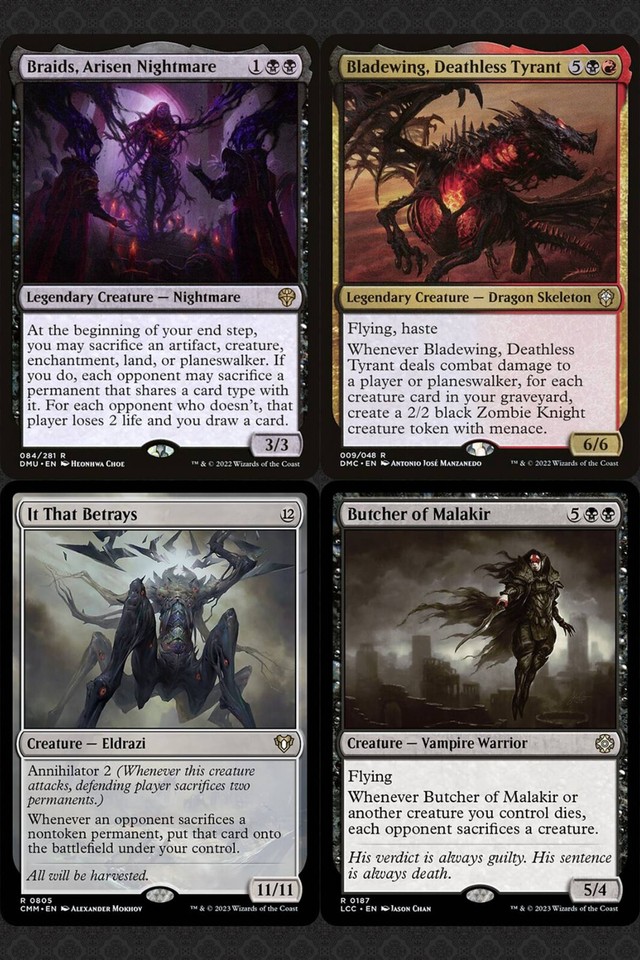 Thraximundar Commander Deck MTG Magic EDH Sacrifice Theme Grixis Pre ...