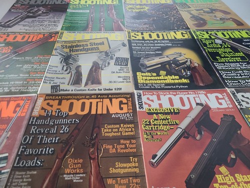Lot of 12 Vintage 1970s SHOOTING TIMES Magazines | eBay