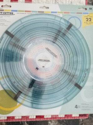 EK Success Cutter Bee Curvy Cutter Circles Template Cutting Tool USED ...