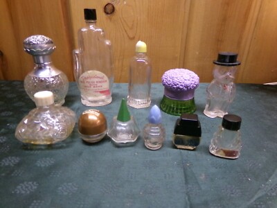 Vintage Miniature Mini Perfume Bottles Lot of 11 Various Brands | eBay