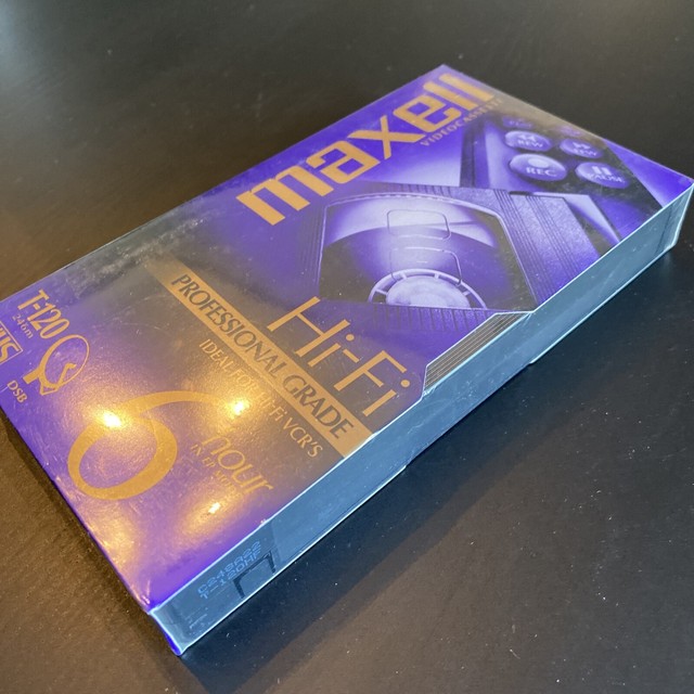 7x Maxwell High Grade 6 Hour T-120 Blank VHS Tape VCR Video Cassette SC ...
