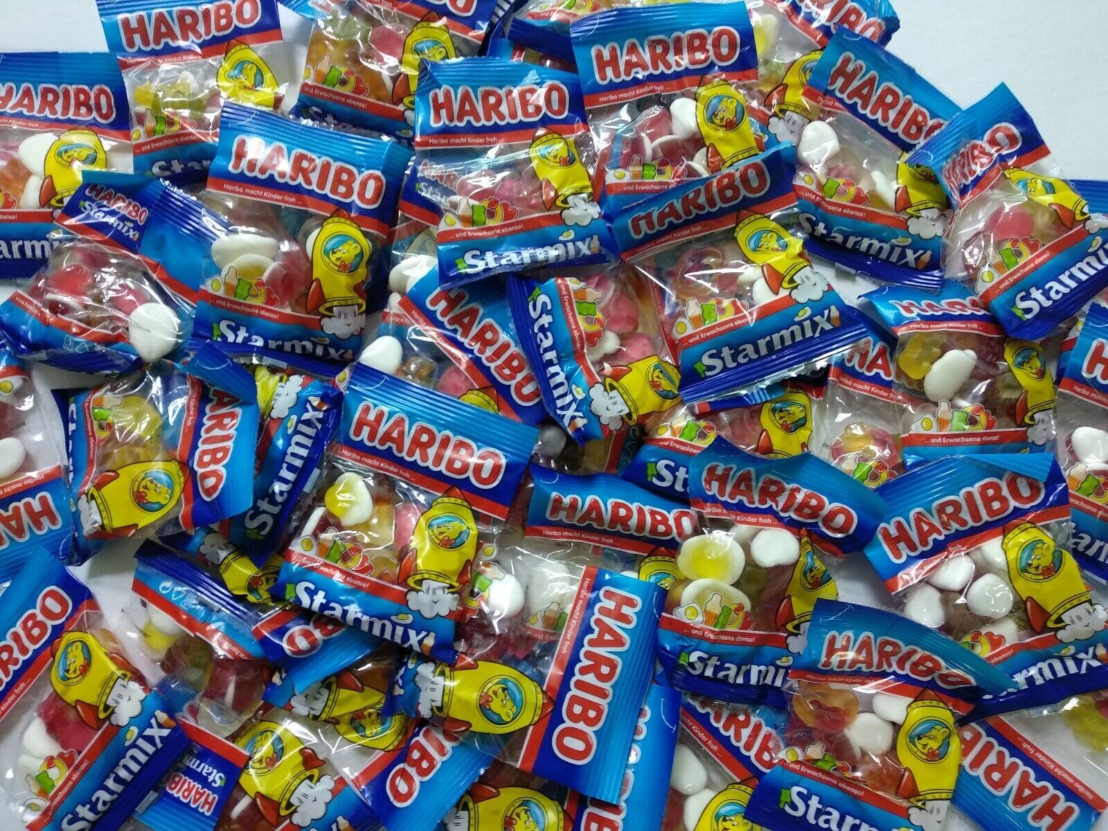 HARIBO STARMIX Original Jelly 1000g Pack Gummy Gum Gold Bear Candy ...