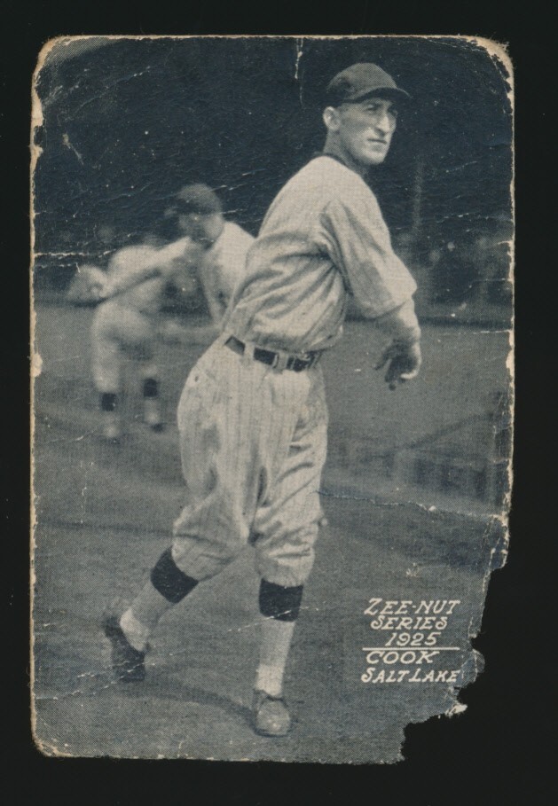 1925 Zeenut (PCL) -LESTER "LES" COOK (Salt Lake City Bees) Pro Career ...