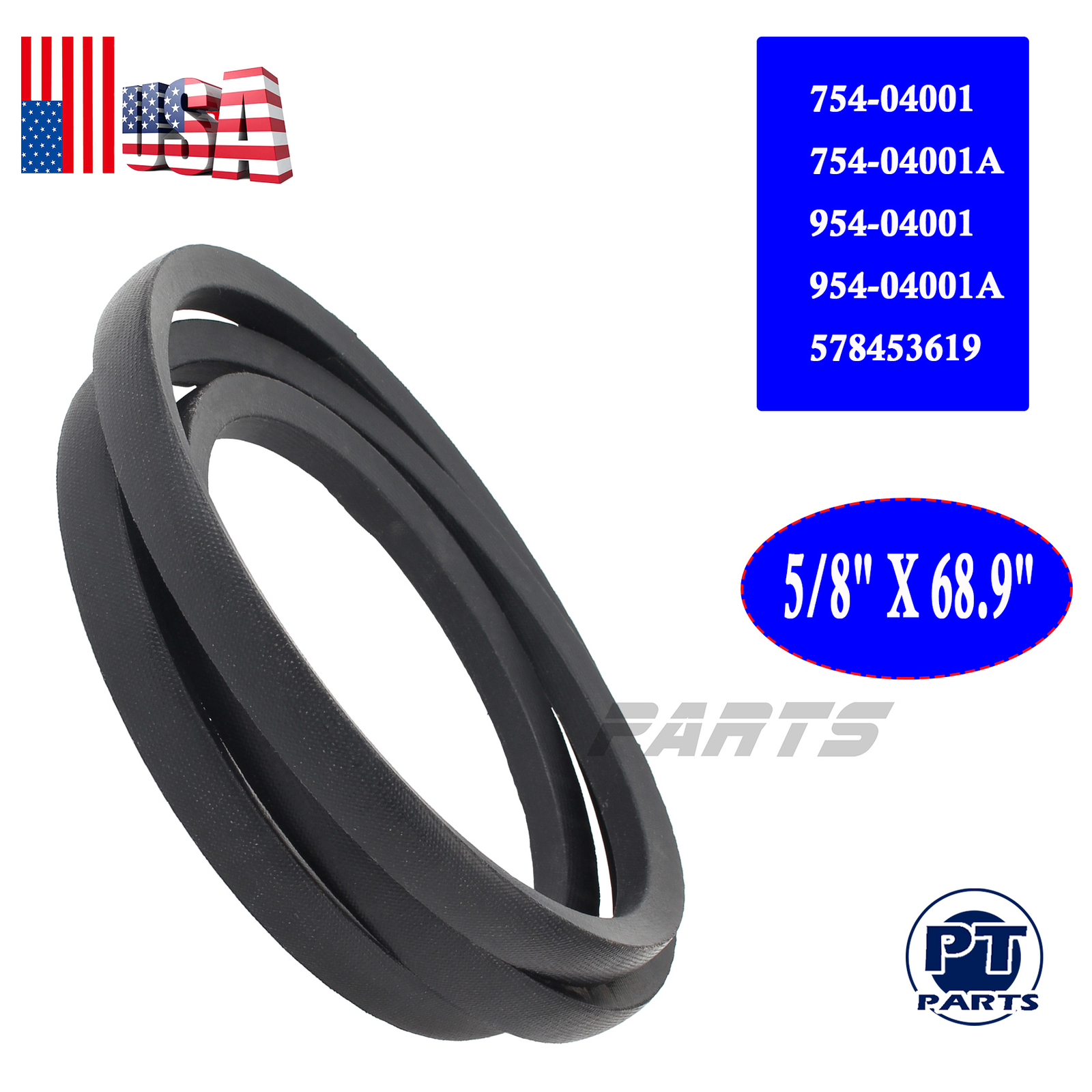 Drive Belt For MTD 13A1762F729 13AC762F052 Yard Machine Lawn Tractor ...