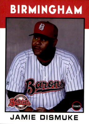 2016 Birmingham Barons Grandstand #6 Jamie Dismuke Syracuse New York NY ...