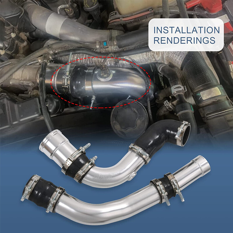 For 11-16 Ford 6.7L Powerstroke Diesel F250 F350 Hot Cold Side ...