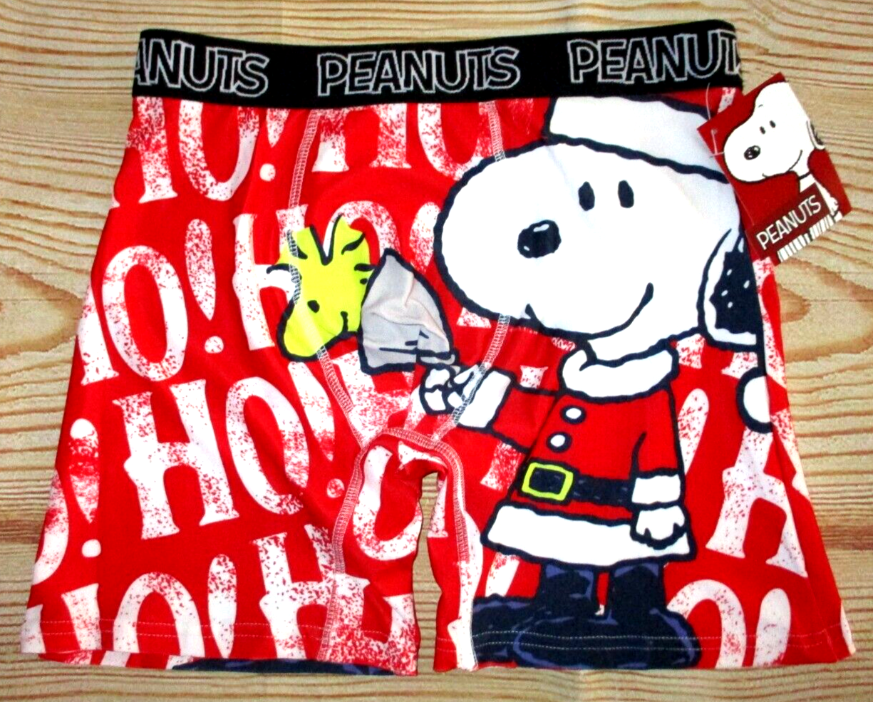 MENS PEANUTS SNOOPY CHRISTMAS BOXER BRIEF SIZE XL (40/42) | eBay