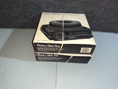 2 ROTARY SLIDE PROJECTOR TRAY FOR KODAK CAROUSEL PROJECTORS VINTAGE ...
