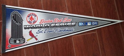 2004 MLB World Series Boston Red Sox St. Louis Cardinals Pennant New | eBay