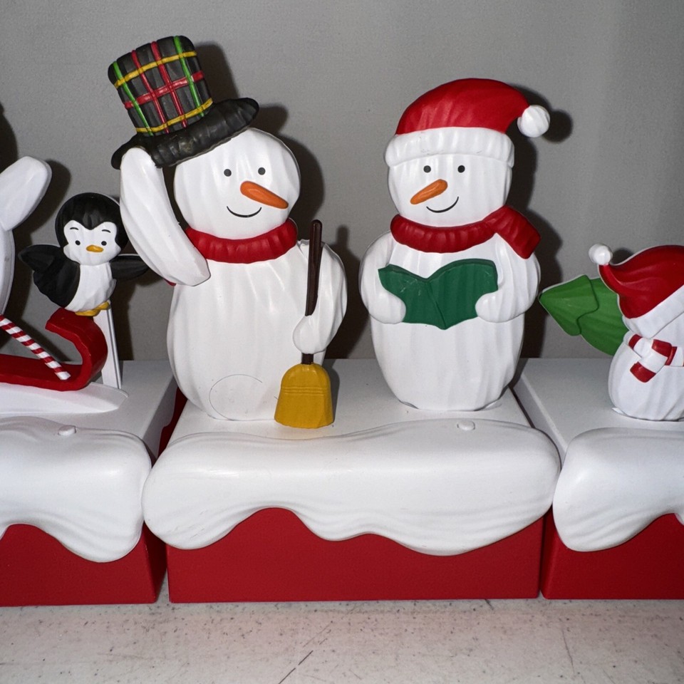 Hallmark 2018 SNOW MANY MEMORIES Snowman Band Set/5 w/ Music & Motion ...