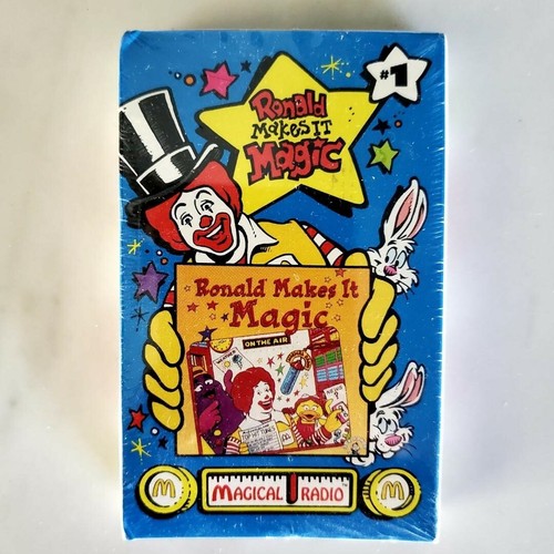McDonalds Magical Radio 1995 Cassette Tape Ronald Makes It Magic NIP | eBay