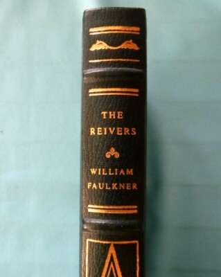 Vtg 1979 THE REIVERS by William FAULKNER Franklin Library full Leather ...