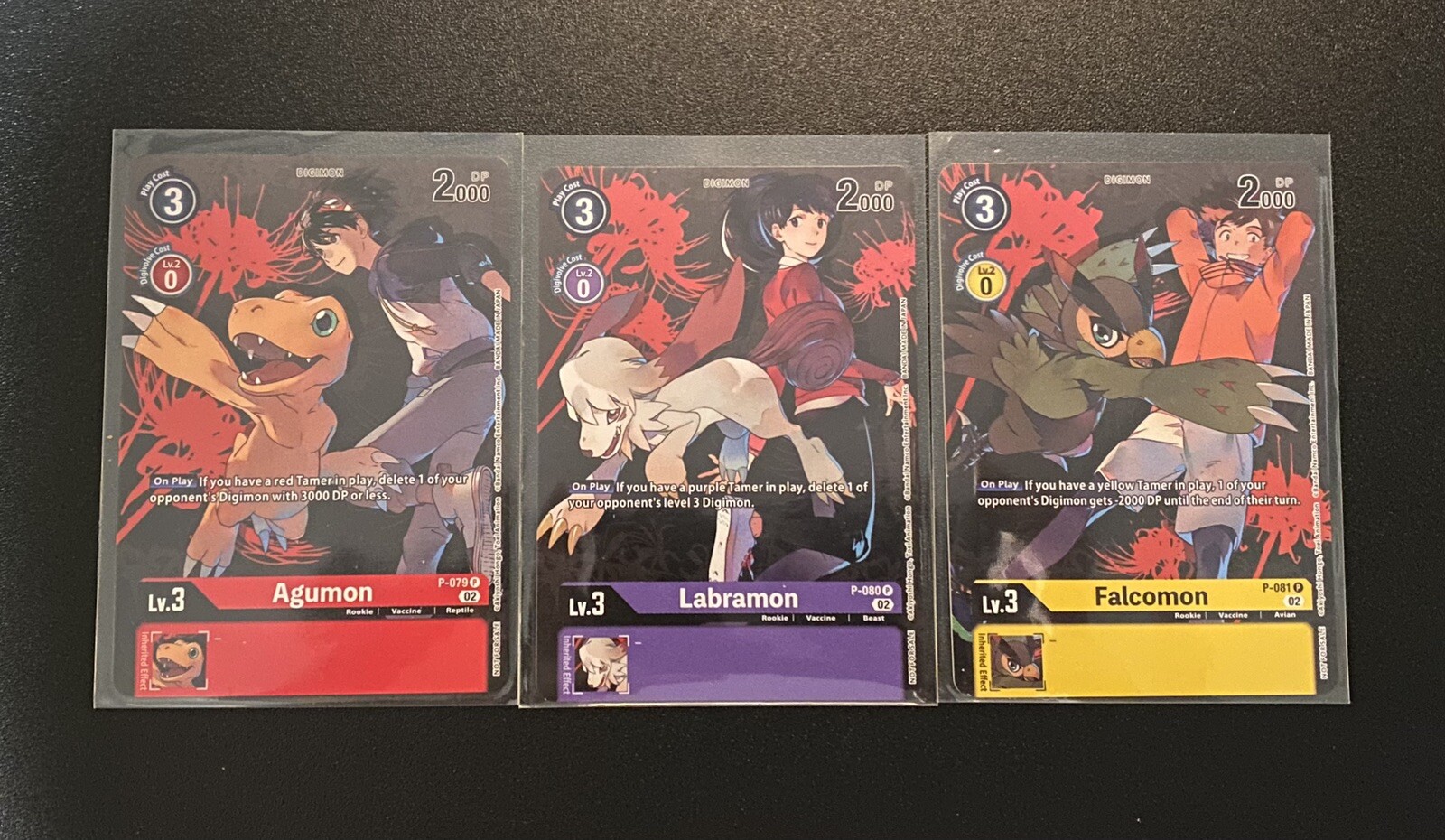 Digimon TCG Tamer Party Kit Vol. 7 Agumon P-079, Labramon P-080 ...