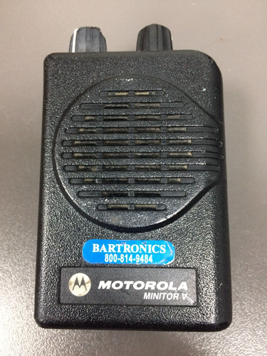Motorola Minitor 5 Pager, Model # A03KMS9238BC, VHF, 1 CH SV, NO ...