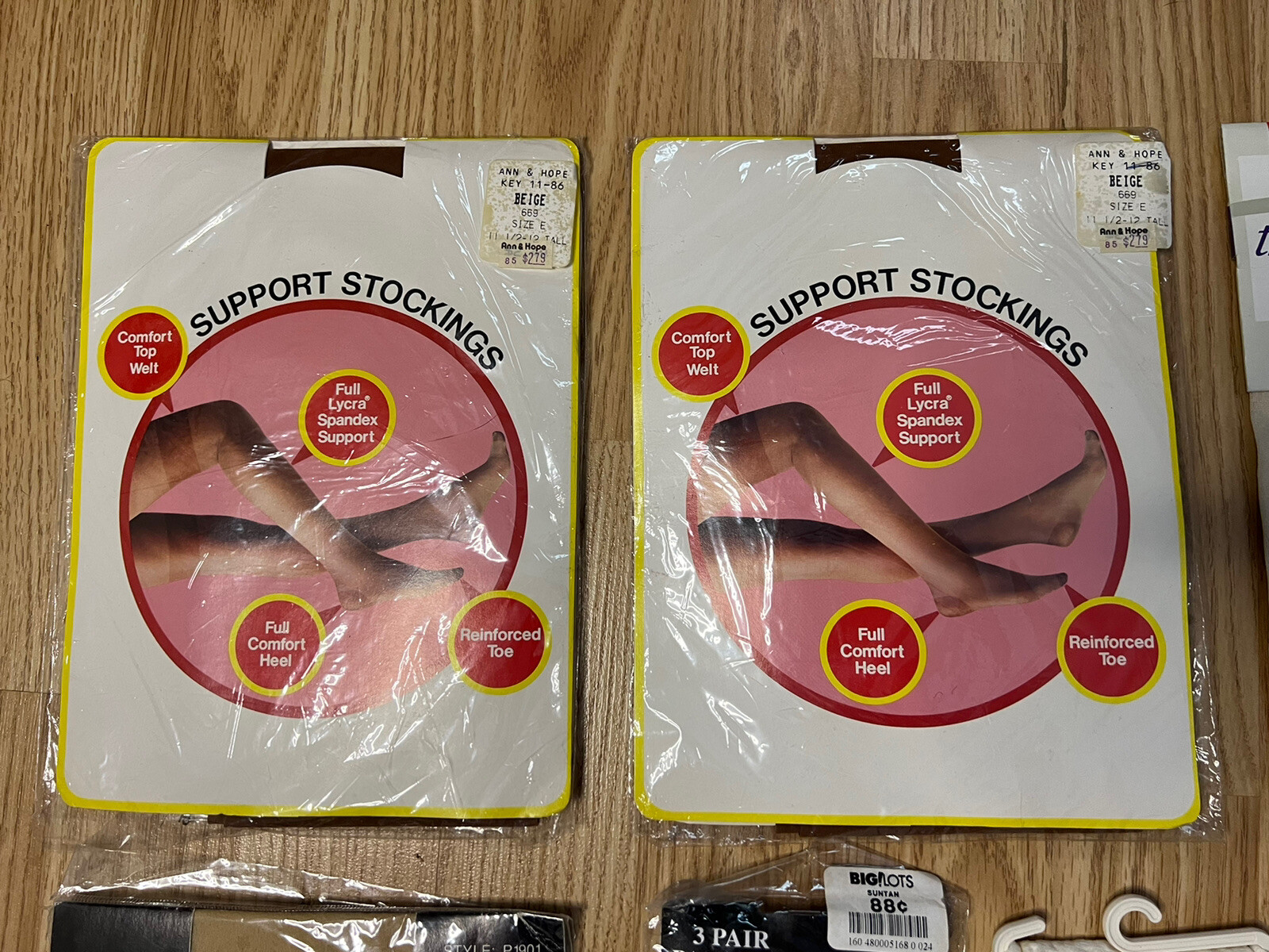 Vintage Intimates NWT NOS Old Stock Suspender Panty Hose Knee High Slip ...