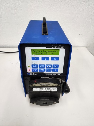 ChemTec SciLog Variable Speed Presicion Peristaltic Pump w/ Tandem 1081 ...