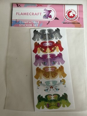 Meeple Stickers „ Flamecraft “ Compatible Sticker Set , Neu | eBay.de