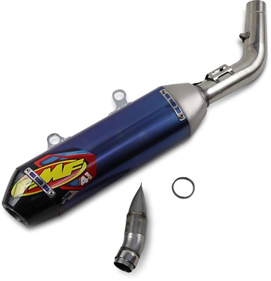 FMF Factory 4.1 RCT Blue Anodized Titanium Slip-On Muffler (045633) | eBay