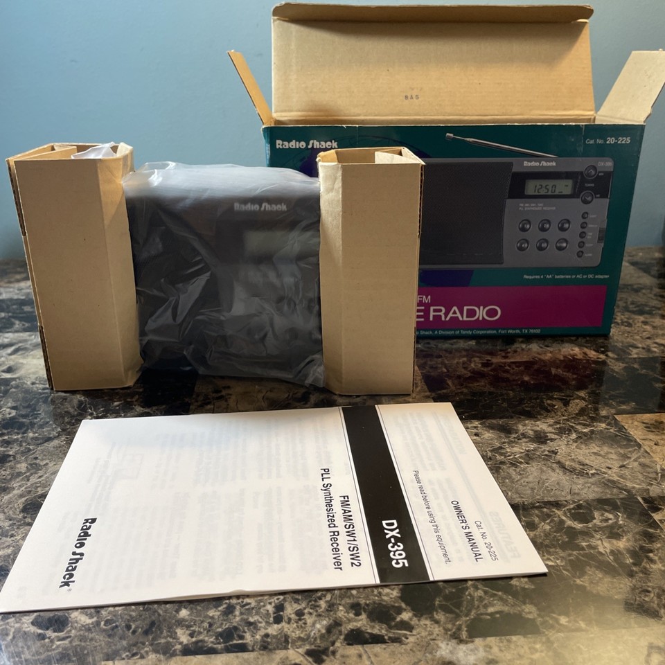 VTG Radio Shack Shortwave Radio DX-395 MAKE OFFER Box & Manual - NEVER ...