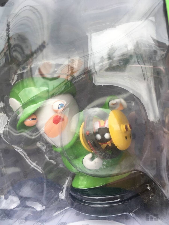 Brand New Unopened Mario + Rabbids Kingdom Battle Rabbids Luigi 6 inch ...