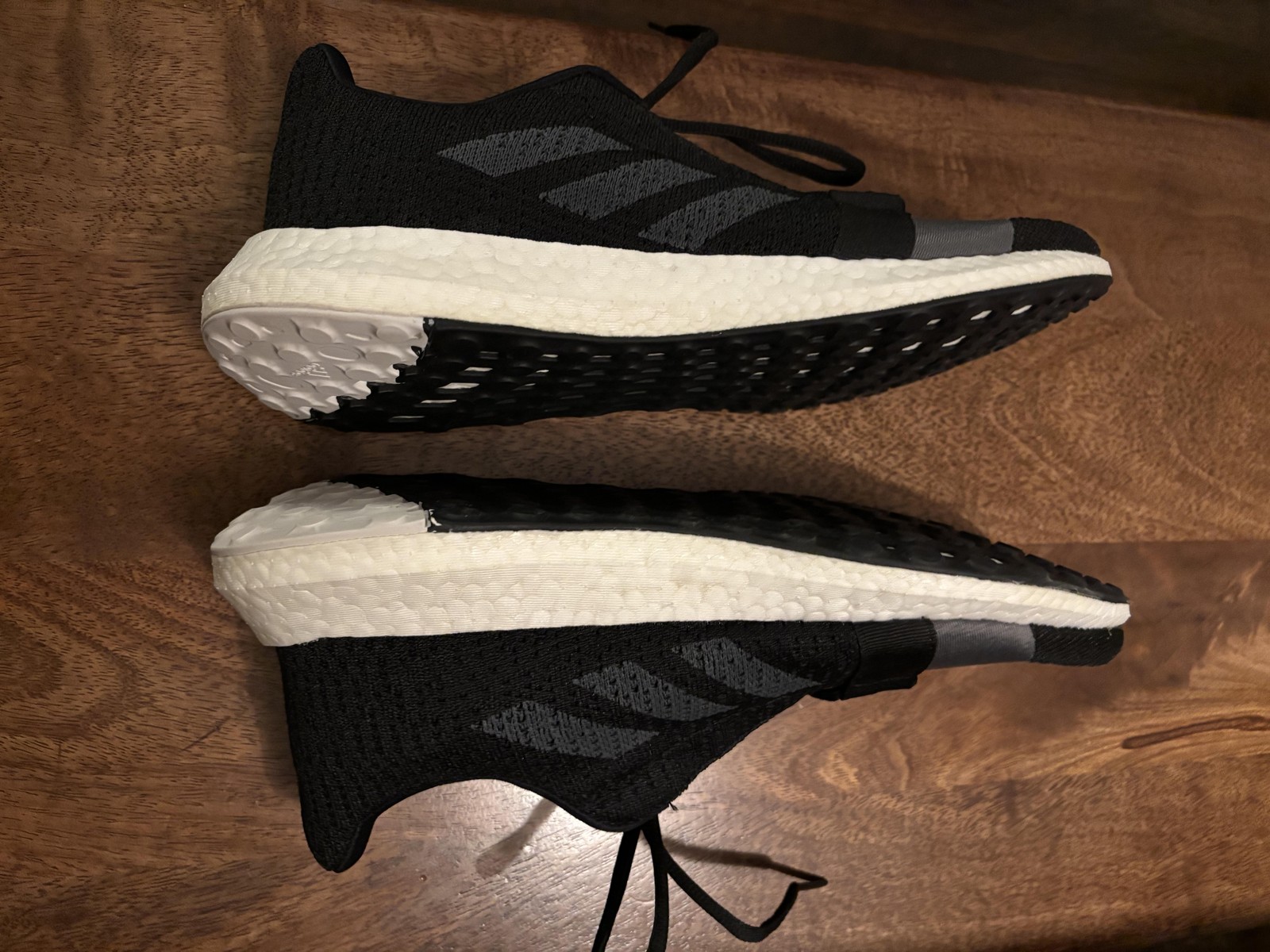 Adidas SenseBoost Go Shoes Womens Size 10.5 Black Gray Boost Running ...