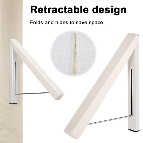Folding Clothes Hanger Wall Mounted Clothes Hanger High Load Capacity ...