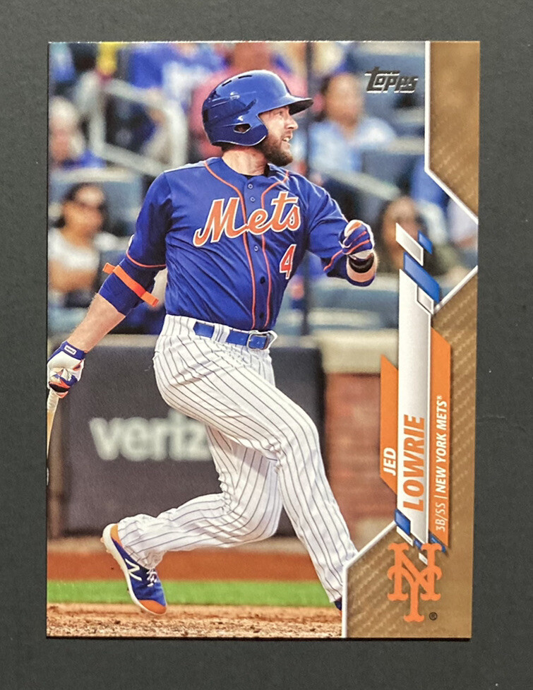 2020 Topps Series 2-Gold #’d/2020- Jed Lowrie NY Mets -#649 | eBay