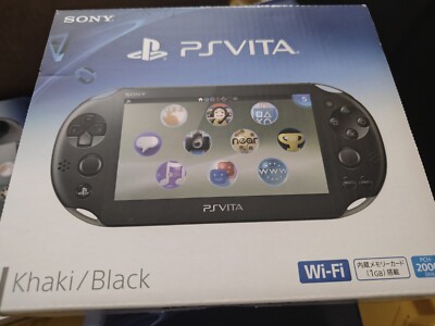 New Sony PS Vita 2000 PCH-2000 Console Black Khaki JP Ver. US seller | eBay