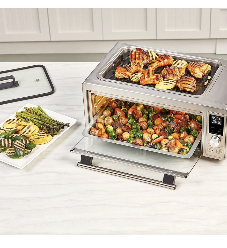 Emeril Lagasse Power Grill 360 Plus, 6-in-1 Electric Indoor Grill and ...