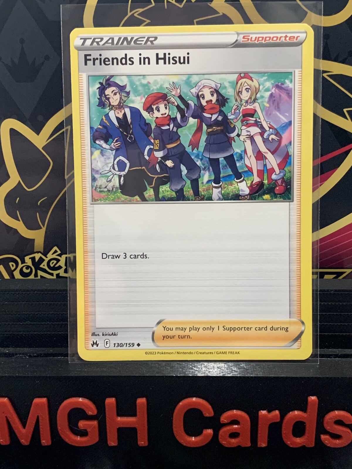 Friends in Hisui 130/159 Crown Zenith Pokemon TCG Trainer Card NM/M ...