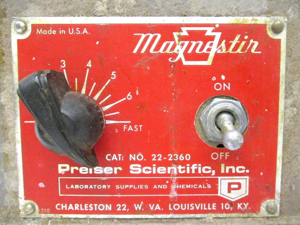 Magnestir Preiser Scientific Inc. Catalog No. 22-2360 A5385WVS | eBay