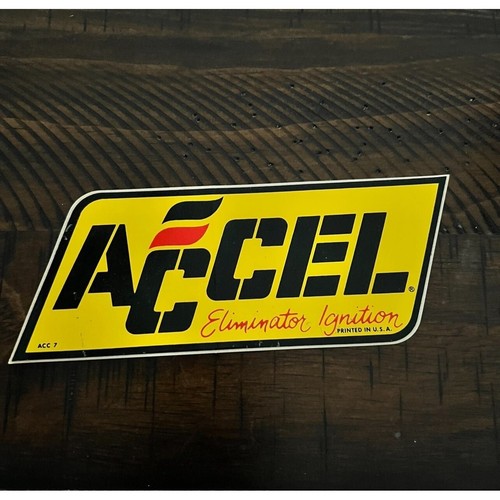 ACCEL Ignition - Original Vintage 1980’s Racing Decal/Sticker - 3.75 ...