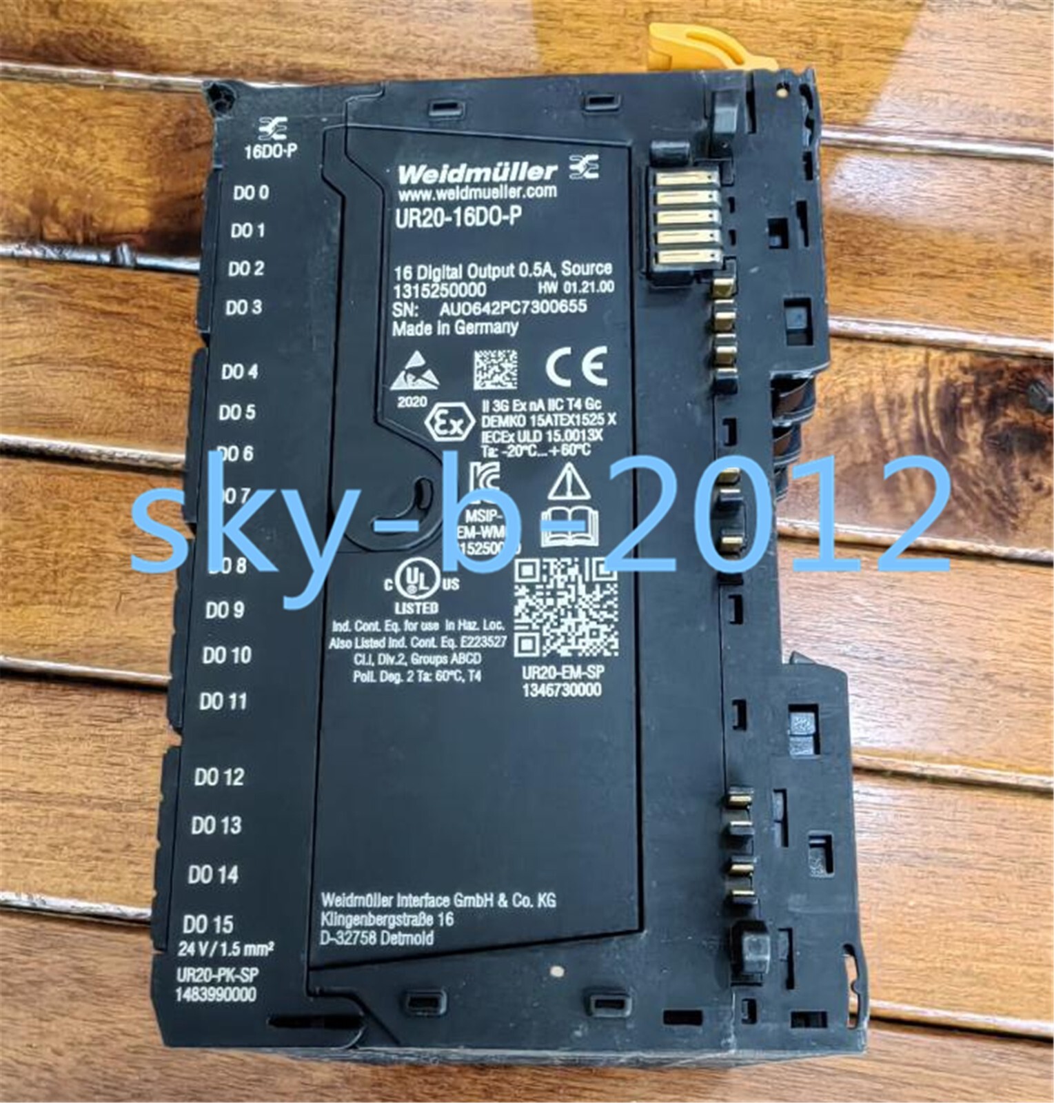 1 PCS Weidmuller Module UR20-16DO-P 1315250000 Tested | eBay