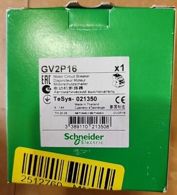 Schneider Electric GV2P16 Motor Protection Circuit-breaker 3 Phase | eBay