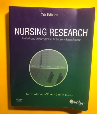 NURSING RESEARCH 7th Edition 2010 Geri Wood Judith Haber #62 | eBay