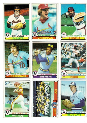 Vintage (Lot of 9) 1979 Topps Baseball Cards | eBay