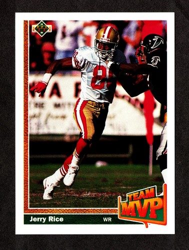 1991 UPPER DECK #475 JERRY RICE HOF - SAN FRANCISCO 49ERS | eBay