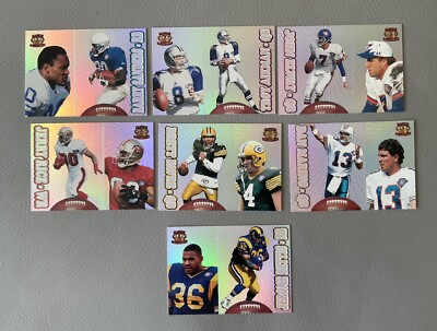 1998 PACIFIC COLLECTION FOOTBALL (7) CARD STAR LOT MARINO,SANDERS,RICE ...