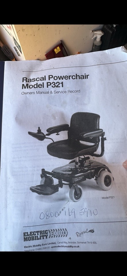 P321 Rascal power chair | eBay UK