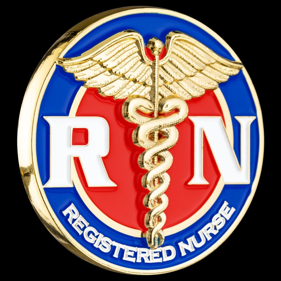 Registered Nurse RN Gold Prayer Coin | eBay