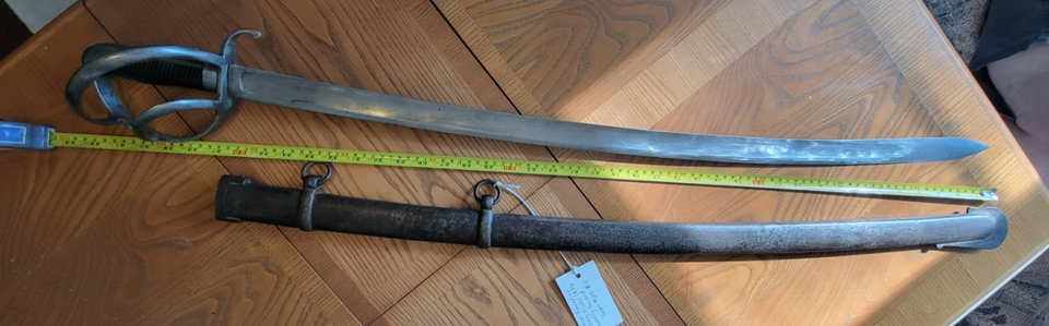 German Bavarian Hamburg Model 1826 Heavy Cavalry Sword/Saber | eBay