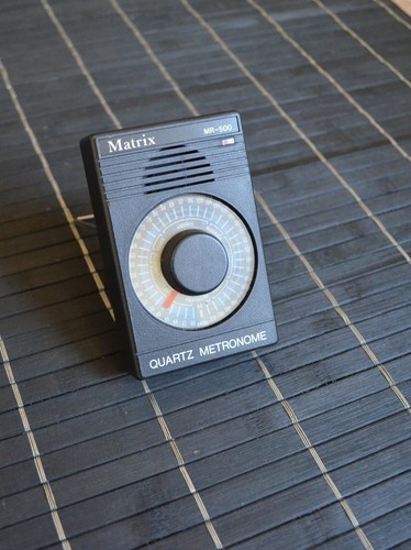 Matrix Quartz Metronome MR-500 made in Korea rare | eBay