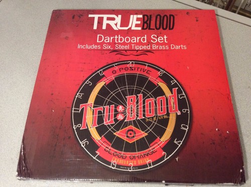 True Blood Dartboard Set with Darts - Vampire HBO Mancave Bar Unused ...