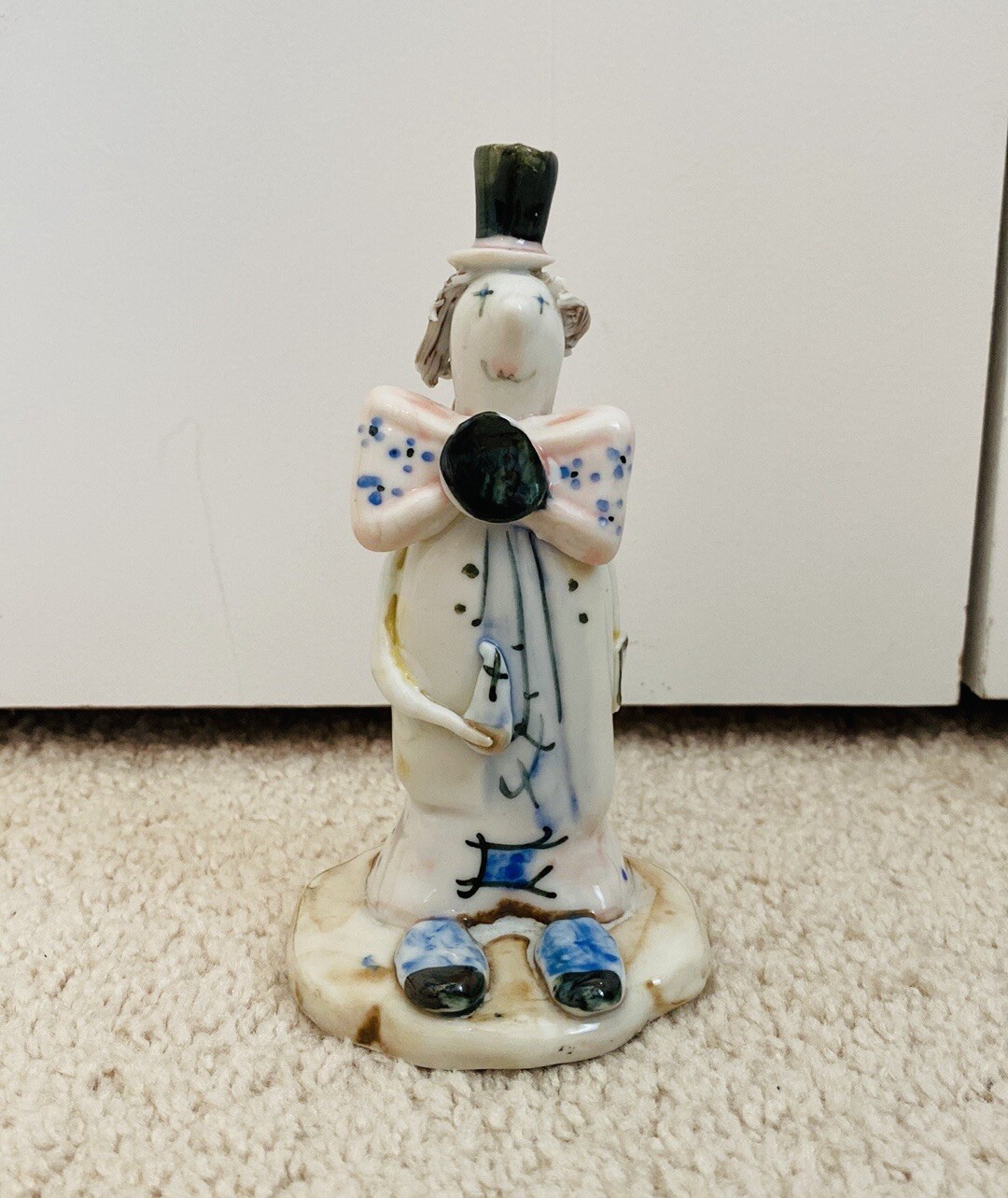 Vintage Meneghetti Capodimonte Spaghetti Hair Clown Figure Made in ...