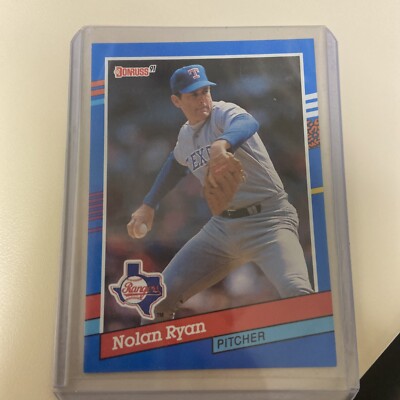 1991 Donruss Nolan Ryan "ERROR" Texas Rangers #89 Baseball Card | eBay