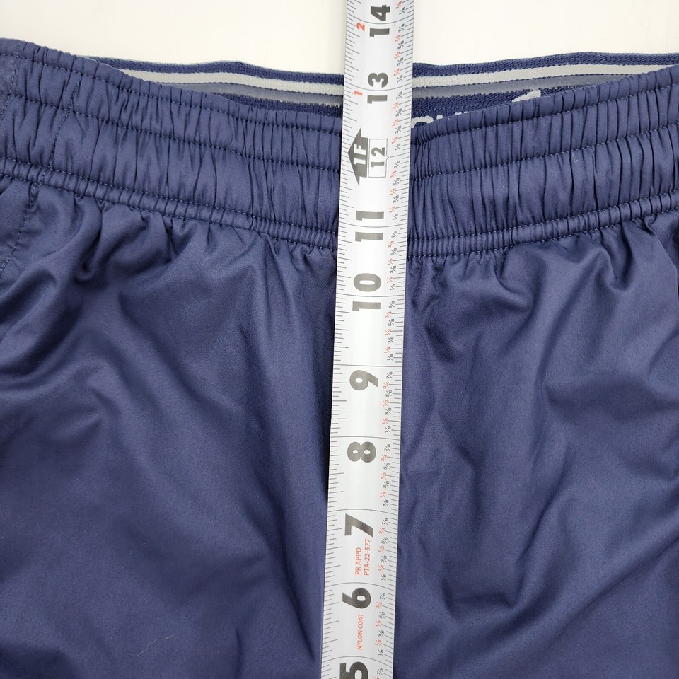 UNDER ARMOUR FITTED NAVY BLUE 100% POLYESTER TRACK PANTS MENS SIZE M | eBay