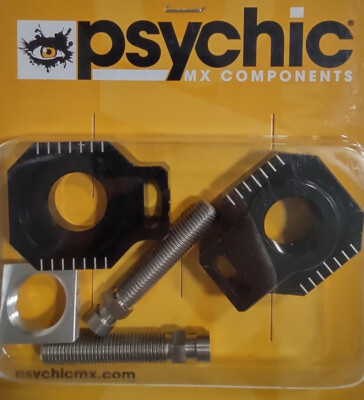 Psychic Axle Blocks Black Aluminum KTM 85 SX 2003-2014 Husqvarna TC85 ...