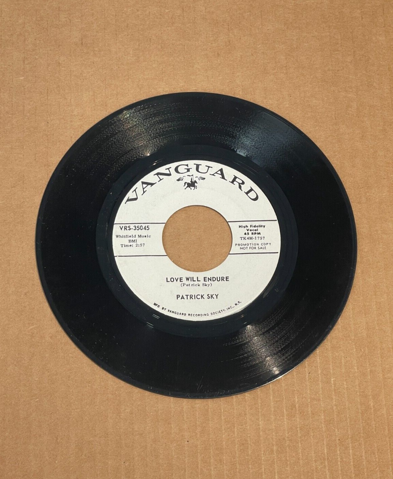 PATRICK SKY KEEP ON WALKIN'/LOVE WILL ENDURE VANGUARD PROMO 45 35045 | eBay