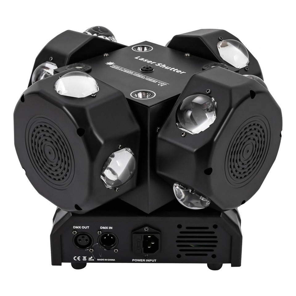 LED Laser Moving Head Light Rotating Stage Light 200W DMX DJ Disco ...